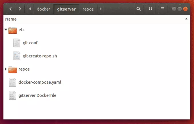 在 Docker 上設置 Git HTTP 服務器 6229_6