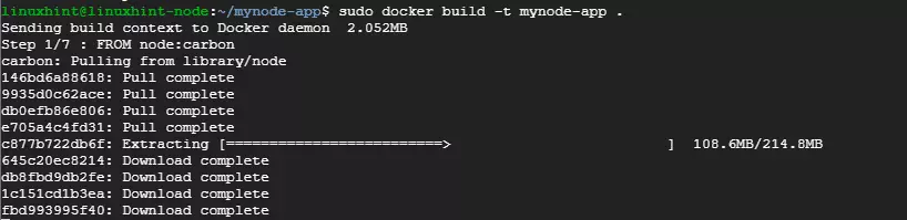 如何在 docker 上構建 Nodejs 應用程序 6233_6