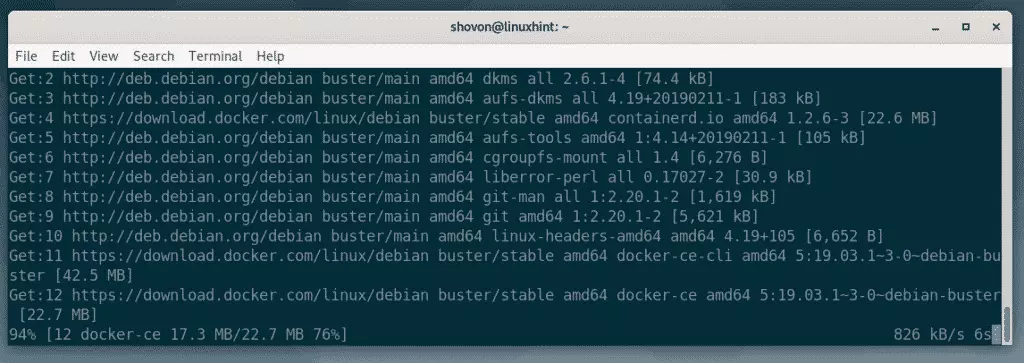 Docker installeren op Debian 10 6239_14