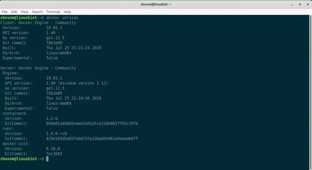 Docker installeren op Debian 10 6239_19