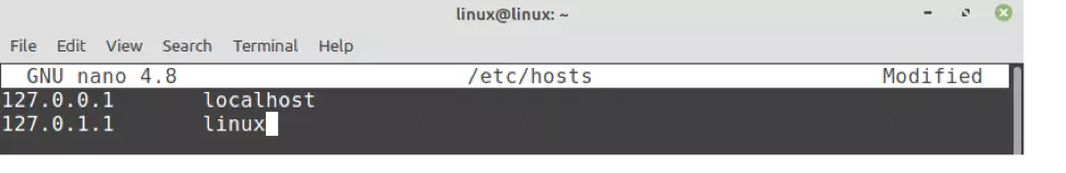 Hostnaam wijzigen op Linux Mint 20 623_12