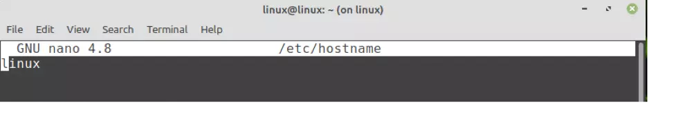 Как да промените името на хоста на Linux Mint 20 623_8