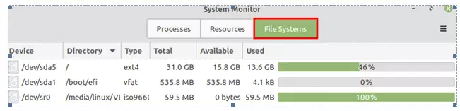 Task Manager baliokidea Linux Mint-en: Funtzioa bezalako zereginen kudeatzailea 624_6