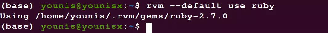ຕິດຕັ້ງ Ruby ໃນ Ubuntu 20.04 6268_11
