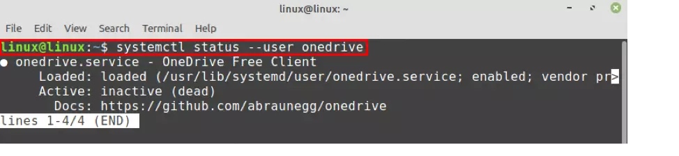 Kako instalirati i koristiti OneDrive na Linux Mint – Linux Mint OneDrive Sync 628_14
