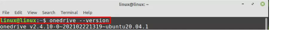Како да инсталирате и користите OneDrive на Linux Mint – Linux Mint OneDrive Sync 628_8