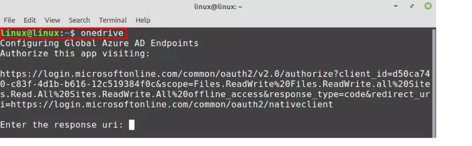 Maitiro ekuisa uye kushandisa OneDrive paLinux Mint - Linux Mint OneDrive Sync 628_9