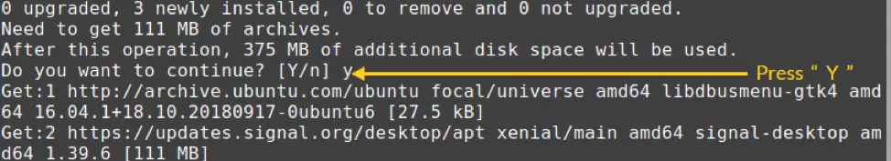 Yuav ua li cas rau nruab Signal Messenger ntawm Linux Mint? 631_10