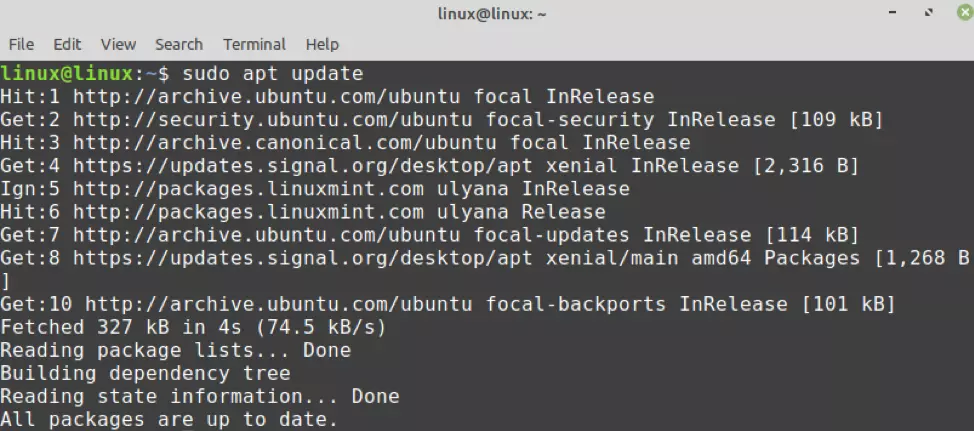 Yuav ua li cas rau nruab Signal Messenger ntawm Linux Mint? 631_8