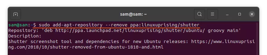 Conas Uirlis Seatála Shutter a Shuiteáil ar Ubuntu 20.04 (LTS) agus 20.10 6325_14