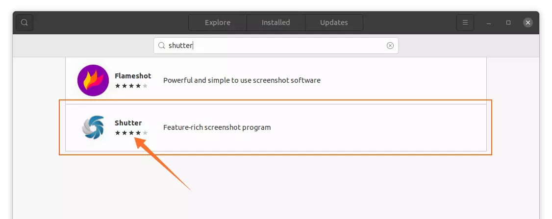 Otu esi etinye ngwa nseta ihuenyo Shutter na Ubuntu 20.04 (LTS) na 20.10 6325_2