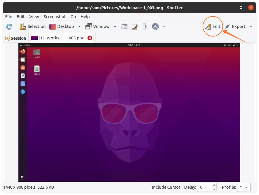 Ahoana ny fametrahana Tool Screenshot Shutter amin'ny Ubuntu 20.04 (LTS) sy 20.10 6325_9