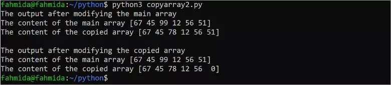 Copia la matriu en Python 6335_2