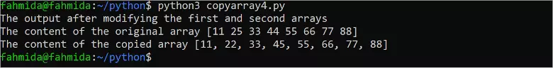 Python හි Array පිටපත් කරන්න 6335_4