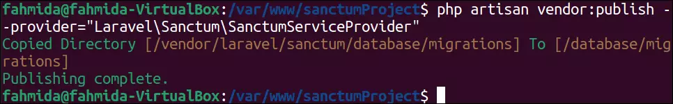 REST API પ્રમાણીકરણ Laravel Sanctum નો ઉપયોગ કરીને 6337_1