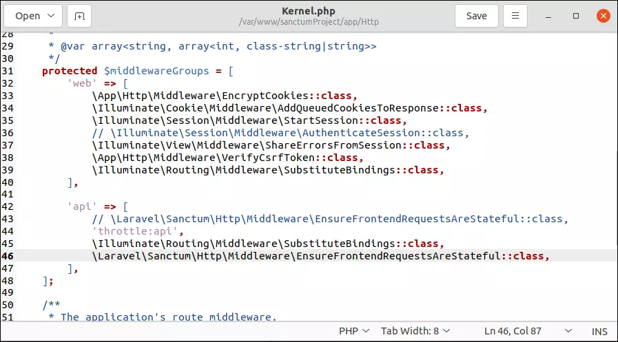 Laravel Sanctum का उपयोग करके REST API प्रमाणीकरण 6337_2