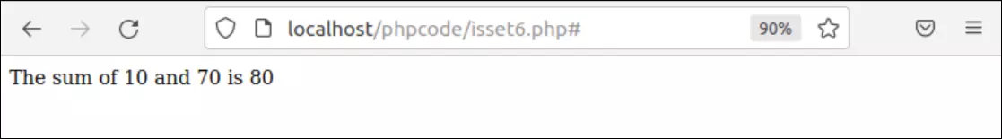 Isset()-funktion käyttö PHP:ssä 6338_7
