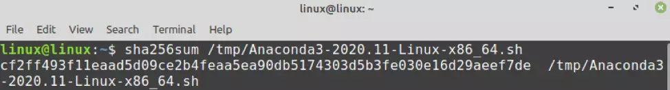 Giunsa ang Pag-install sa Anaconda sa Linux Mint 20? 633_5