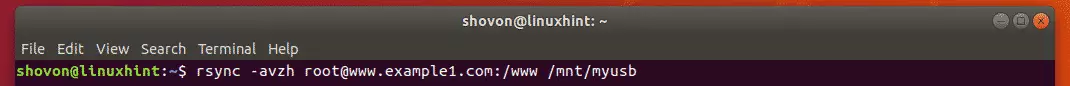 ఉబుంటులో ఫైల్లను కాపీ చేయడానికి rsync కమాండ్ని ఎలా ఉపయోగించాలి 6361_10