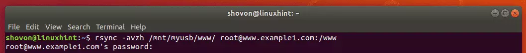 Conas Ordú rsync a Úsáid chun Comhaid a Chóipeáil ar Ubuntu 6361_15