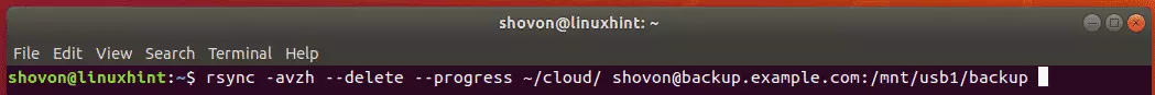 ఉబుంటులో ఫైల్లను కాపీ చేయడానికి rsync కమాండ్ని ఎలా ఉపయోగించాలి 6361_18