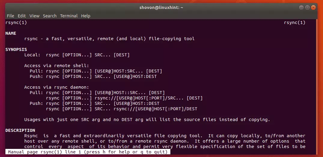 Ubuntu-da faylları kopyalamaq üçün rsync əmrindən necə istifadə etmək olar 6361_25