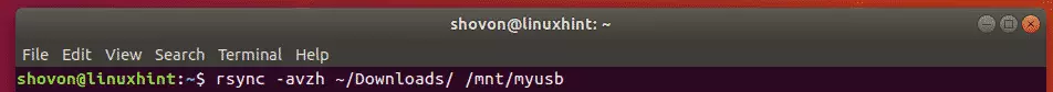 ఉబుంటులో ఫైల్లను కాపీ చేయడానికి rsync కమాండ్ని ఎలా ఉపయోగించాలి 6361_3