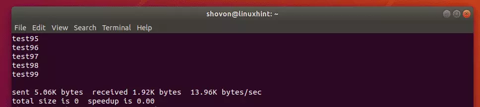 Ki jan yo itilize kòmandman rsync pou kopye fichye sou Ubuntu 6361_4