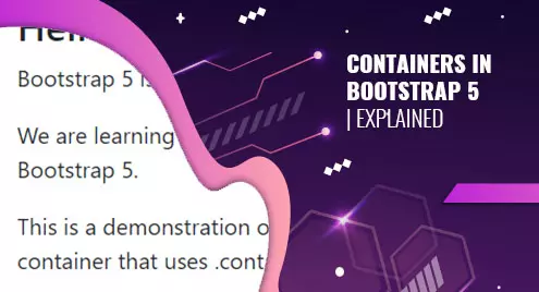 កុងតឺន័រនៅក្នុង Bootstrap 5 | បានពន្យល់ 6386_5