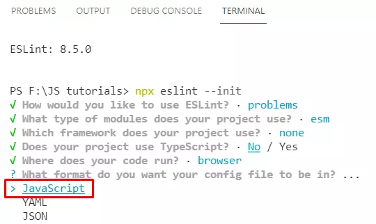 Como habilitar Linting ao gardar en Visual Studio Code usando ESLint 6389_13