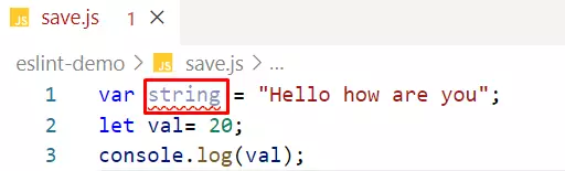 Ahoana ny fampandehanana ny Linting amin'ny Save ao amin'ny Visual Studio Code mampiasa ESLint 6389_15