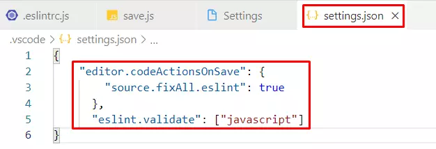 Ahoana ny fampandehanana ny Linting amin'ny Save ao amin'ny Visual Studio Code mampiasa ESLint 6389_25
