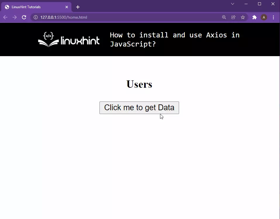 Hur man installerar och använder Axios i JavaScript 6392_3