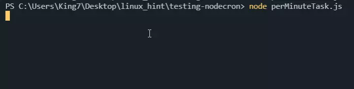 Nola exekutatu programatutako lanak Node.js-en node-cron erabiliz 6395_3