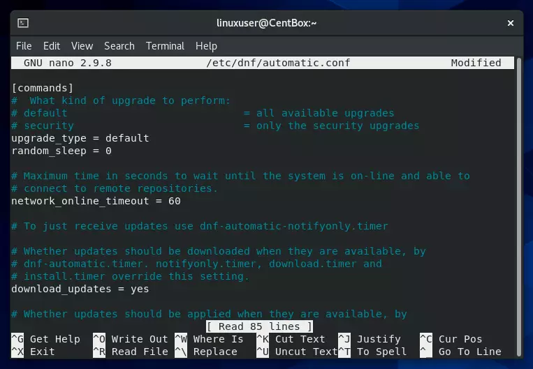 Com comprovar i instal·lar les actualitzacions de seguretat de CentOS 639_10