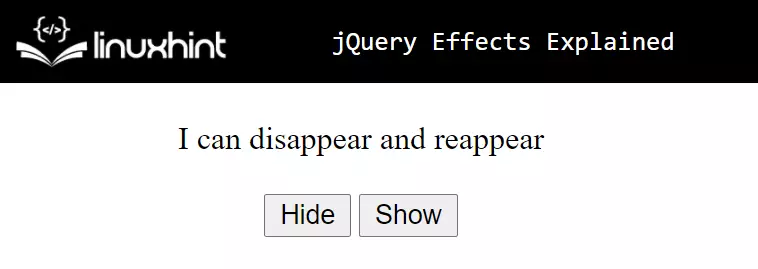 jQuery efektai | Paaiškino 6401_3