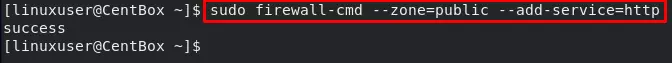 Mokhoa oa ho etsa Configuration ea Firewall ho CentOS 8 640_15