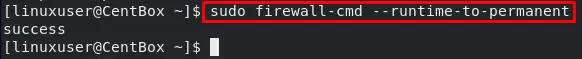 Mokhoa oa ho etsa Configuration ea Firewall ho CentOS 8 640_18