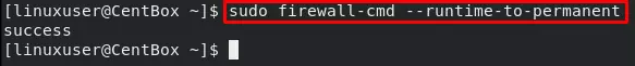 Mokhoa oa ho etsa Configuration ea Firewall ho CentOS 8 640_21