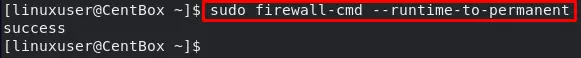 Mokhoa oa ho etsa Configuration ea Firewall ho CentOS 8 640_26