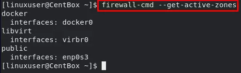 Mokhoa oa ho etsa Configuration ea Firewall ho CentOS 8 640_6