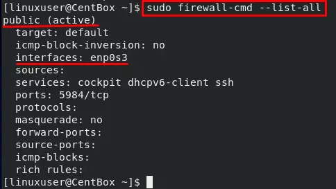 Comment faire la configuration du pare-feu dans CentOS 8 640_7