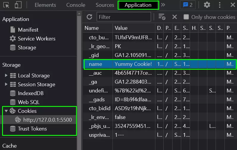 Hvad er cookies og hvordan man arbejder med dem ved hjælp af JavaScript 6411_4