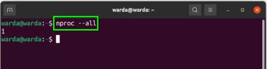 Навчальний посібник із команди nproc у Linux 6419_2