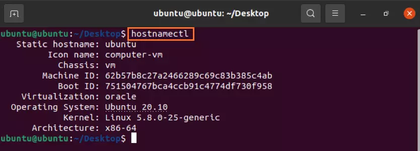 GUI और CommandLine के साथ Ubuntu पर होस्टनाम बदलें 6426_5