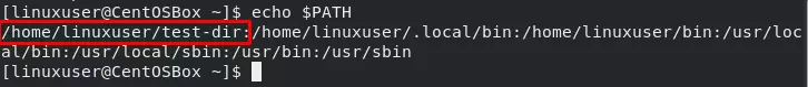 Ungangeza kanjani uhla lwemibhalo ku-PATH ku-CentOS 8 642_6