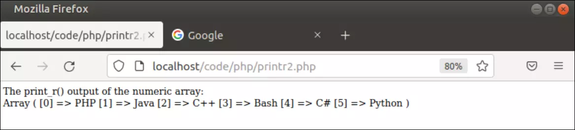 PHP print_r() Funksje 6456_2