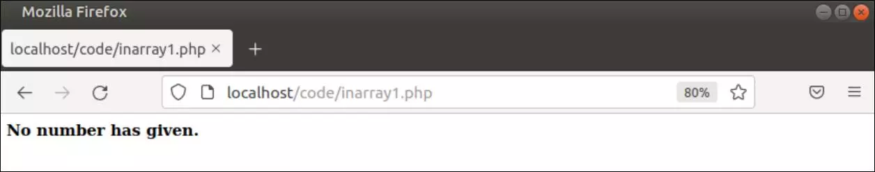 PHP in_array() Fungsi