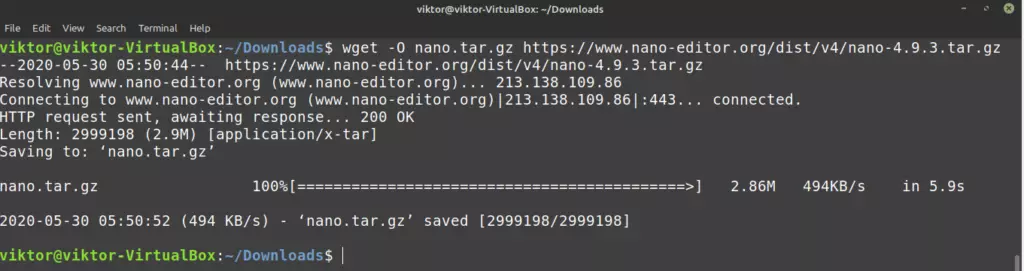 Yuav Siv GNU Nano Editor li cas 6475_3