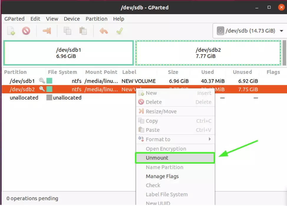 Wéi läschen ech eng Partition am Linux? 6477_12